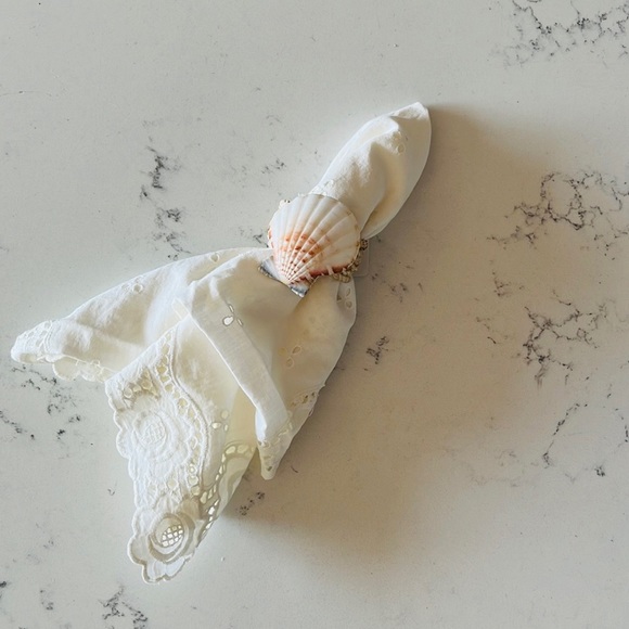 Pier 1 | Dining | Pier Natural Seashell Napkin Rings Set | Poshmark